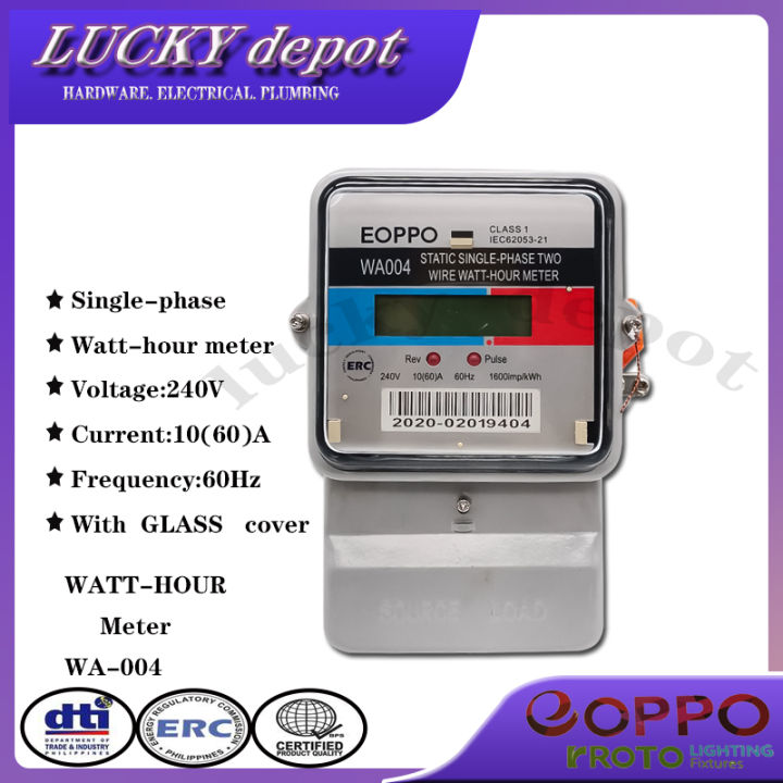 WA004 DIGITAL ELECTRIC SUB METER STATIC SINGLE PHASE ( EOPPO/ROTO ...