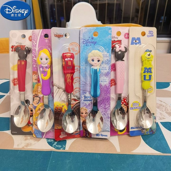 Disney Spoon for Kids Children Toddlers Cartoon Stainless Steel Spoon ...