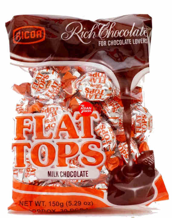 Ricoa Flat Tops Milk Chocolate 100pcs | Lazada PH