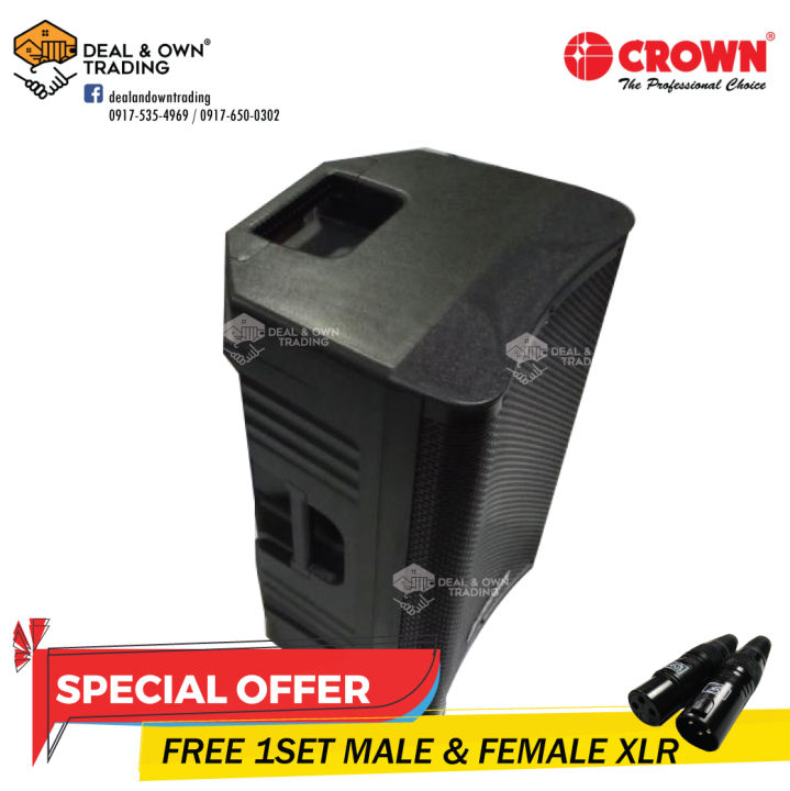 Crown PLX-12A 12" 700W 2 Way POWERED Baffle Speaker (1PC) | Lazada PH