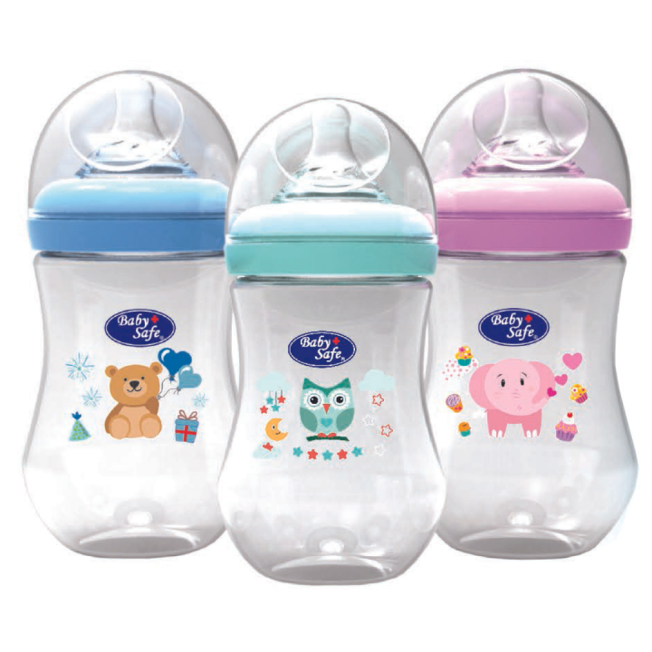 Baby Safe WN05 Wide Neck Botol 250 ml Motif - Botol Susu - Botol Minum ...