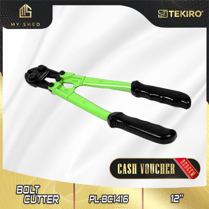 TEKIRO 12" Bolt Cutter With Tubular Handle Gunting Beton PL-BC1416 | Lazada