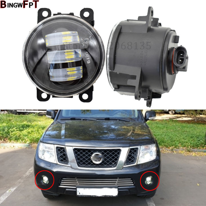 2024 1 Pair Pack LED Fog Light Lamp Front Bumper Light For Nissan ...