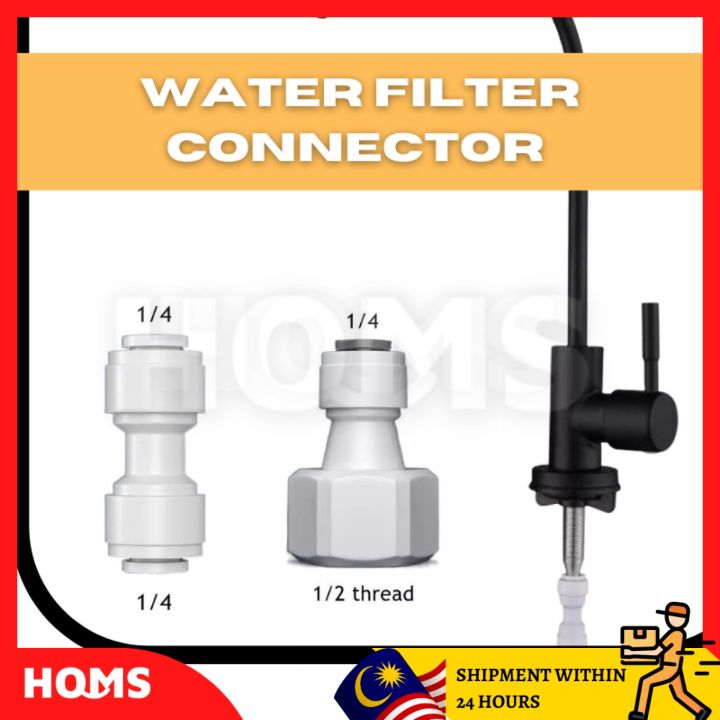 HOMS 1/4'' Water Filter Connector Water Fitting RO Water Fitting RO ...