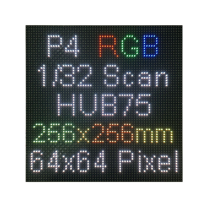 【Great Selection】 P4 Indoor Led Displays Module 64x64 Pixel Led Video ...