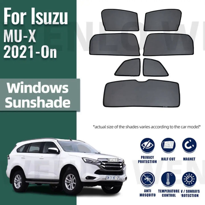 For Isuzu MU-X RJ MUX 2021 2022 2023 2024 Car Sunshade Shield Magnetic ...