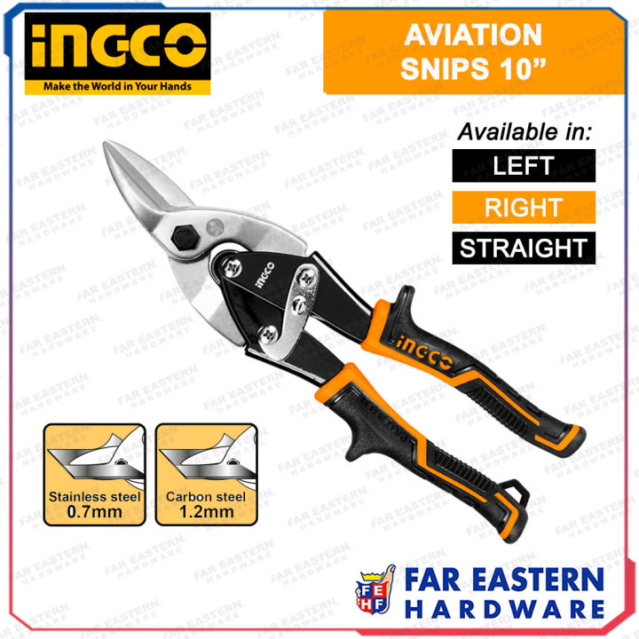 INGCO Aviation Snips 10" Straight / Left / Right INHT | Lazada PH