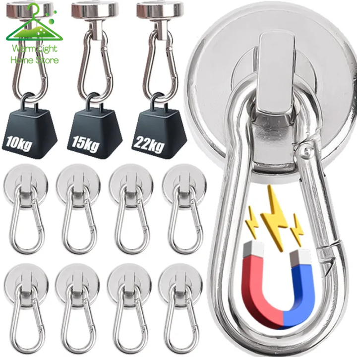 [Sell at a Loss] 1/3PCS Magnetic Metal Hook Multi-Purpose 360 Degree ...