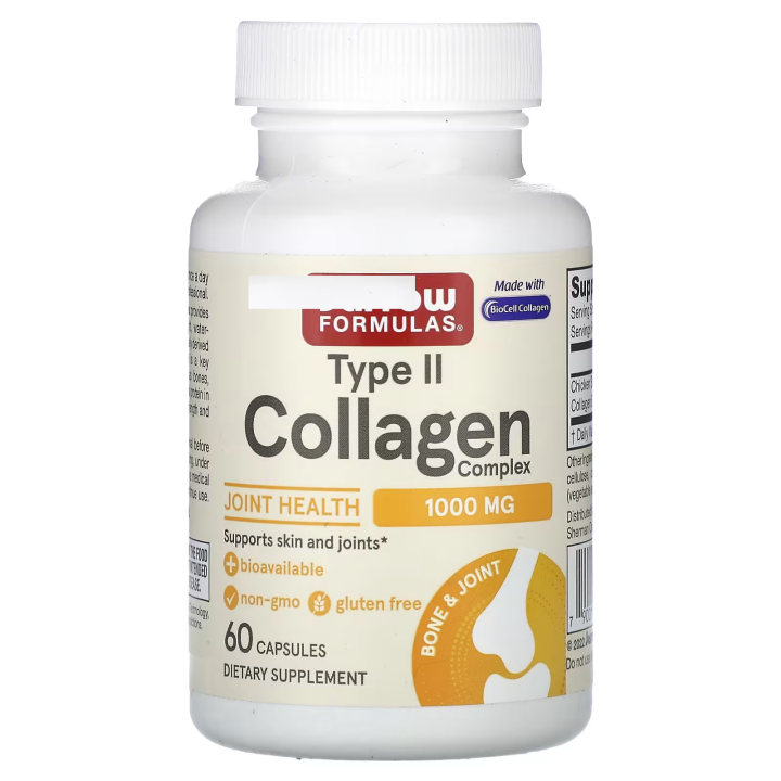 Formulas, Type II Collagen Complex, 1,000 mg , 60 Capsules (500 mg per ...