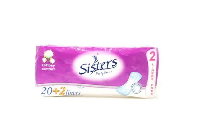 Sisters Pantyliner Cottony Comfort 20 2 Liners Lazada Ph