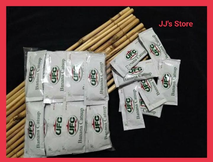 UFC BANANA KETCHUP MINI SACHET | 10 GRAMS X 50PCS | KETCHUP SACHET ...