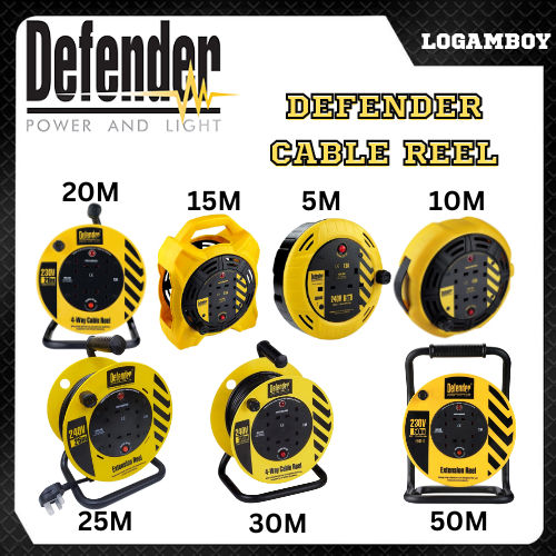 DEFENDER WIRE ROLLER Cable Reel Extension E86506 20M E86507 30M E86582 ...