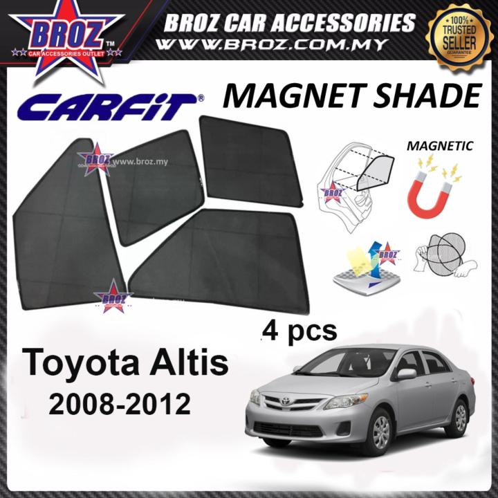 Broz Magnetic OEM Sunshades for Toyota Altis 2008-2012 E140 (4PCS) | Lazada