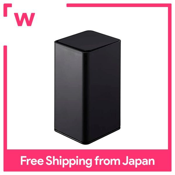 Yamazaki Jitsugyo Roll Wet Wipes Case Black Approx W8 X D9 X H17cm