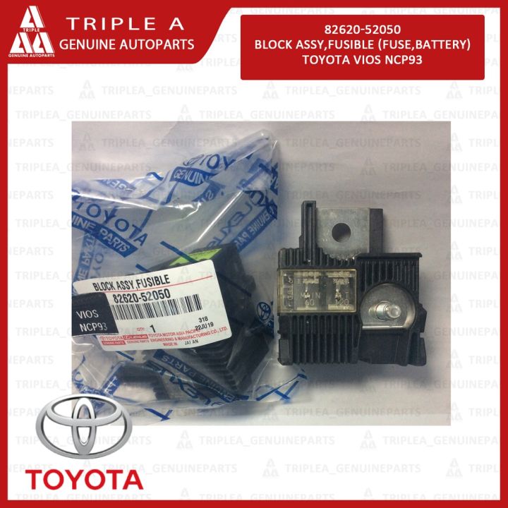 82620-52050 Fusible Link Block Assy, Fuse Battery Toyota Vios NCP93 ...