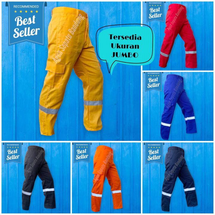 CELANA KERJA WEARPAK SAFETY CELANA PROYEK JUMBO | Lazada Indonesia