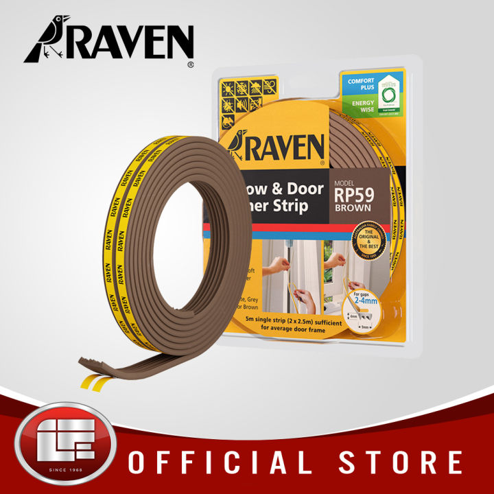 Raven RP59 Door & Window Weather Strip BROWN 6M | Lazada PH
