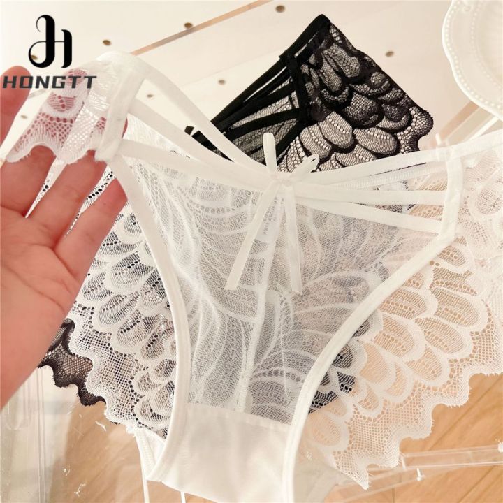 HONGTT 【Mua 1 Lấy 1 】đồ lót nữ thoáng khí siêu lưới mỏng quần lót ren nữ gợi cảm cạp thấp ...