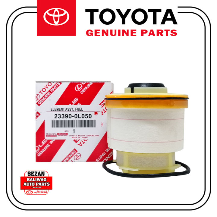 ORIGINAL TOYOTA FUEL FILTER ELEMENT HIACE 3.0 2013-2022 23390-0L050 ...