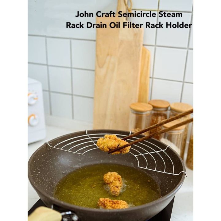 John Craft Semicircle Steam Rack Drain Oil Filter Rack Holder 30/34/40 ...
