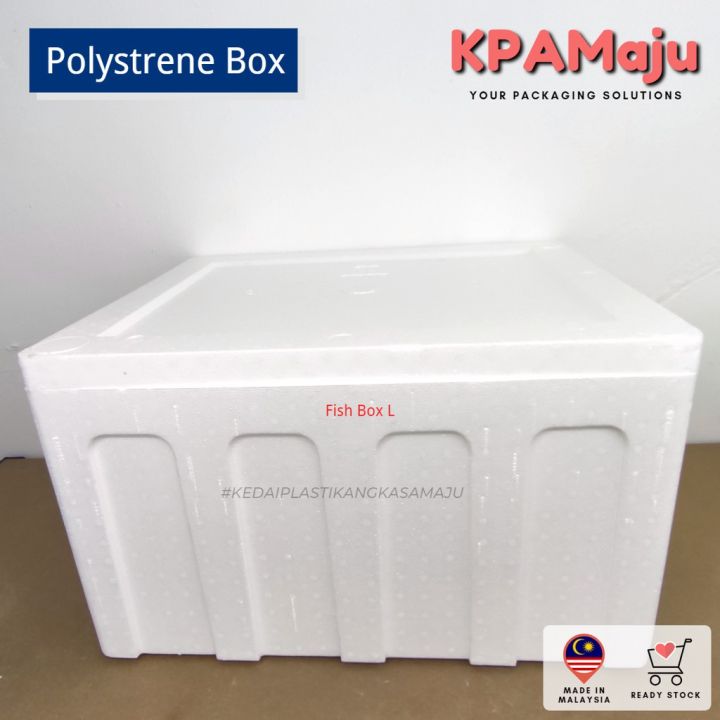 Fish Box (L) - Polystyrene Box / Foam Box / Polyfoam Box / Ice Box ...