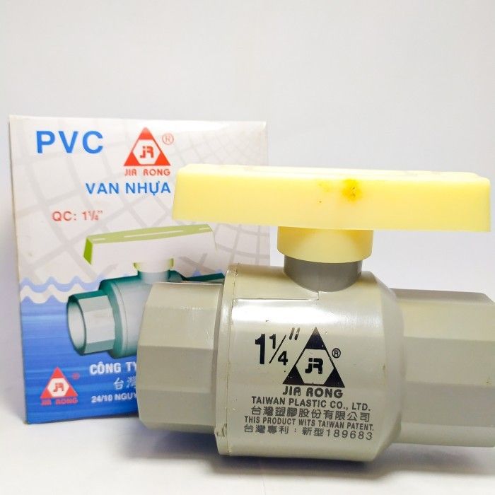 BALL VALVE /STOP KRAN JIA RONG PVC 1 1/4 INCH | Lazada Indonesia