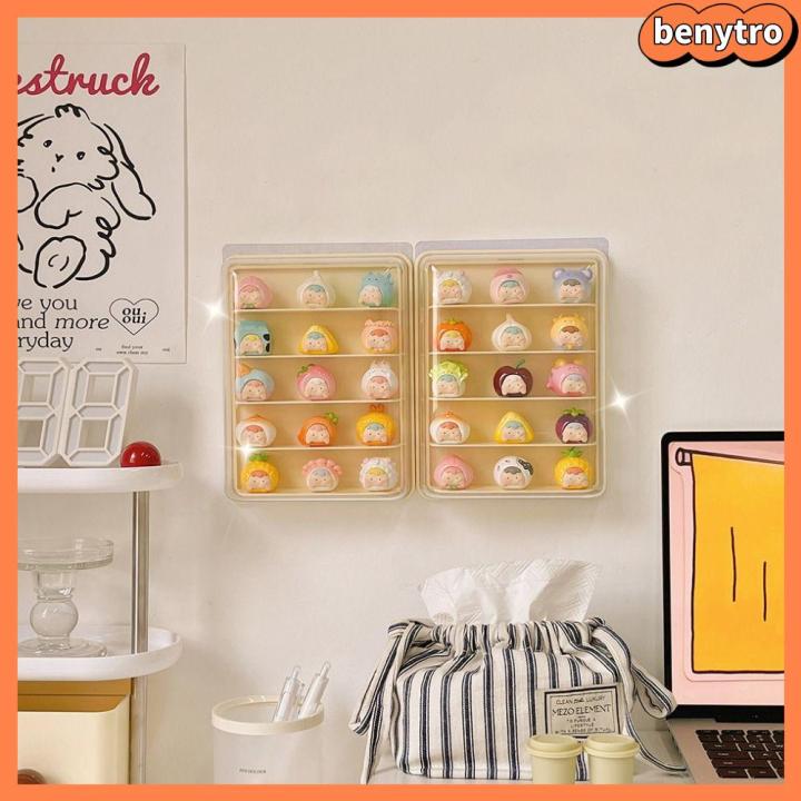 BENYTRO Acrylic Blind Box Display Rack Transparent Wall Mounted Doll ...