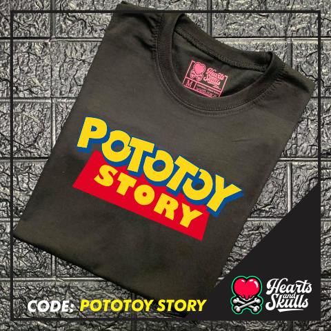 POTOTOY STORY SPOOF SHIRT cotton tshirt funny shirt clothing streetwear fashion tshirt for men ...