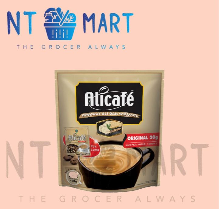 Alicafe Tongkat Ali & Ginseng Original 20gm 20's | Lazada