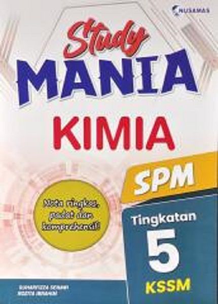 Study Mania SPM Kimia KSSM Tg 5 | Lazada