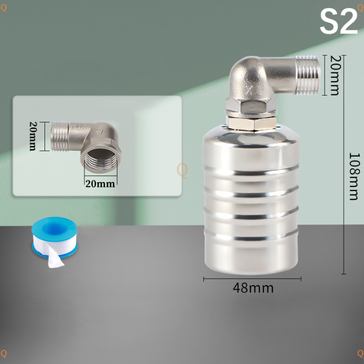 QR 304 Stainless Steel Fully Automatic Water Level Control Float Valve ...