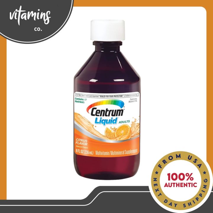 Centrum Liquid Multivitamin for Adults, Citrus Flavor (8 Oz) | Lazada PH