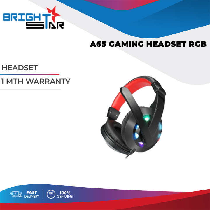 A65 RGB Gaming Headset | Lazada