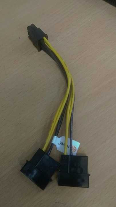 Dual Molex 4 Pin To 8 Pin GPU Connector Power Cable | Lazada