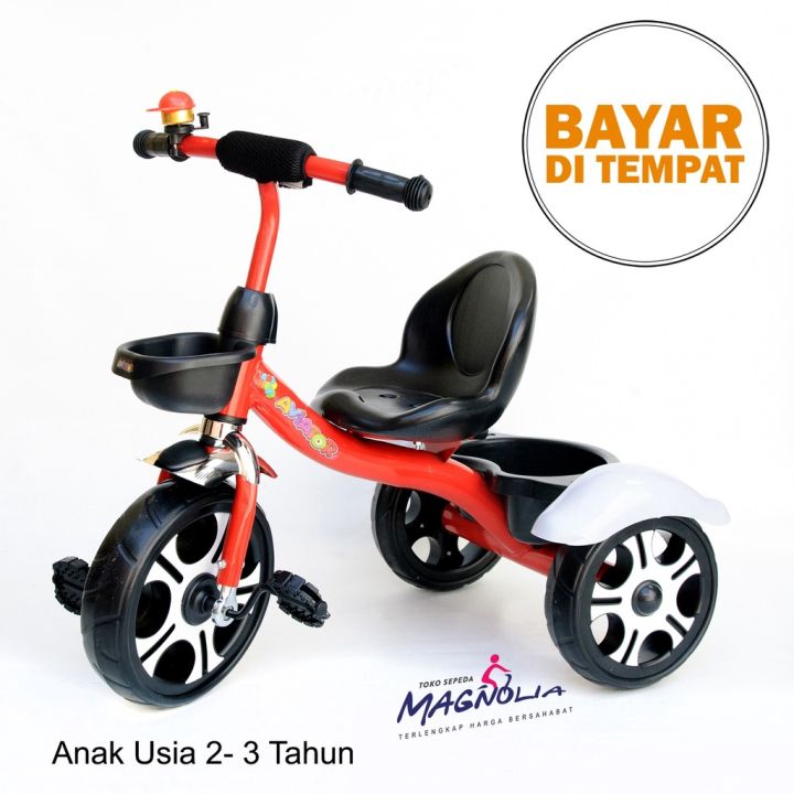 Sepeda Roda Tiga Sepeda Tricycle Aviator Anak 2 -3 Tahun Mainan Anak ...