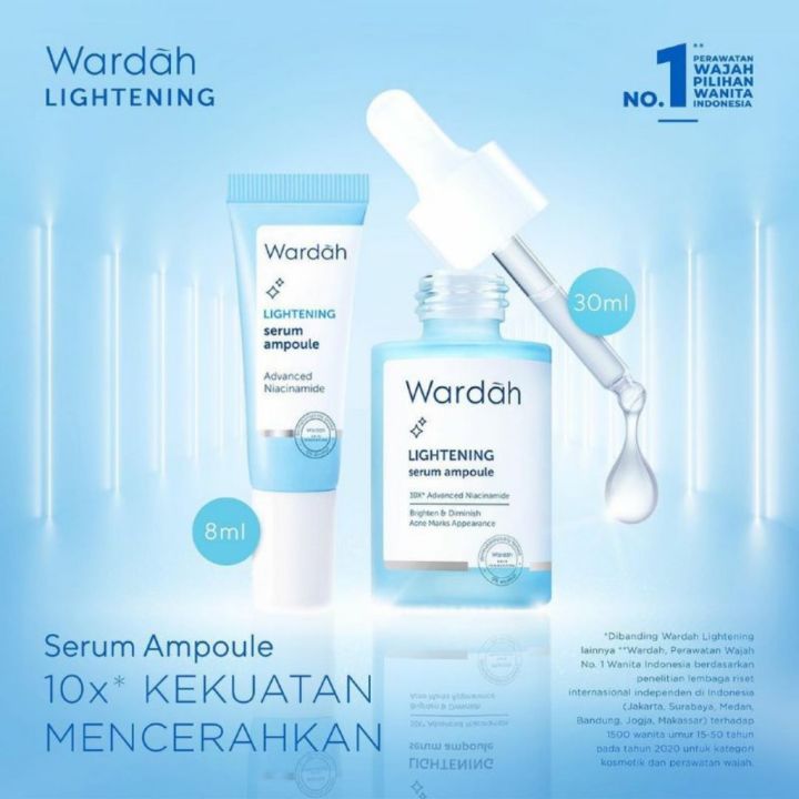 Wardah Lightening Serum Ampoule 30 ml (Bottle) | Lazada