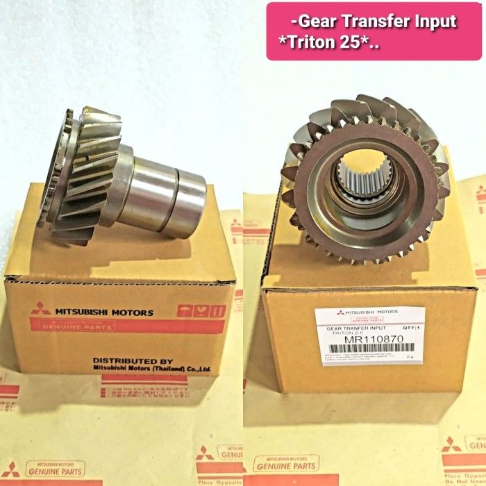 Gear Transfer Input Gigi Input Triton 25 2500cc KB4T MR110870 Original ...