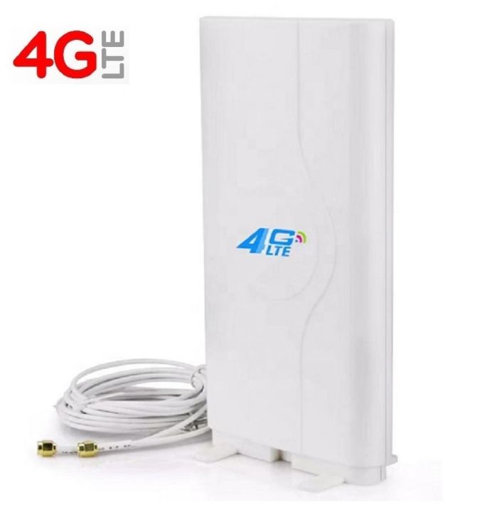 เสาอากาศ 4G 88Dbi MIMO Signal Booster Mimo Panel Antenna+2 Meters ...