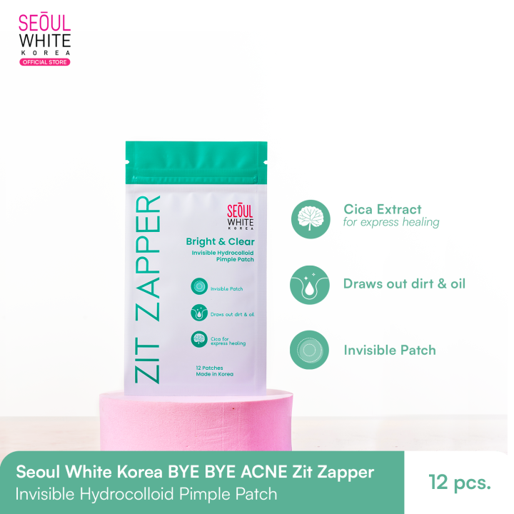 Seoul White Korea BYE BYE ACNE Zit Zapper Invisible Hydrocolloid Pimple ...
