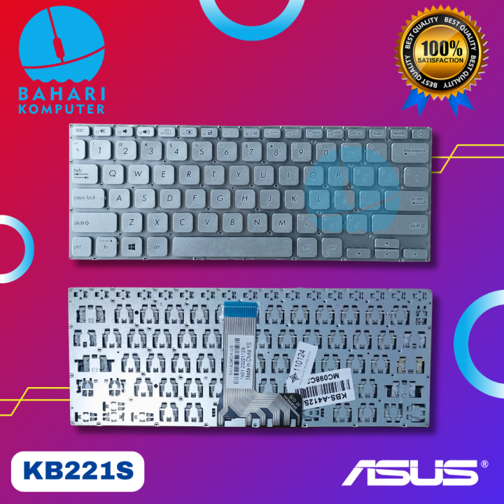 Keyboard Asus Vivobook A412 X412 A412DA A412FL A412F - Silver | Lazada ...