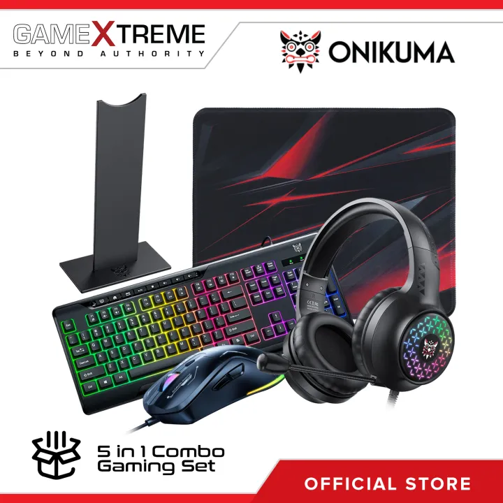 Onikuma TZ5006 5 in 1 X7 Combo Gaming Set | Lazada PH