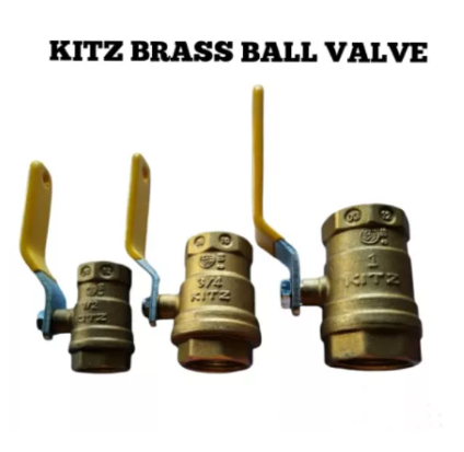 KITZ Original HEAVY DUTY BRASS BALL VALVE BRASS BALL VALVE SIZE 1/2 , 3 ...