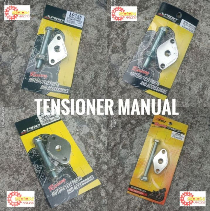 LC135 RS150R TENSIONER MANUAL APIDO RACING YAMAHA Y15ZR Y15 LC135 LC4S ...