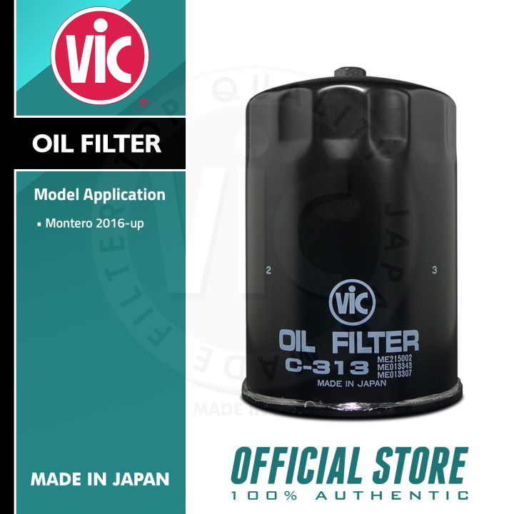 VIC Oil Filter C-313 for Mitsubishi Pajero, Montero Sport, Kia Sorento ...