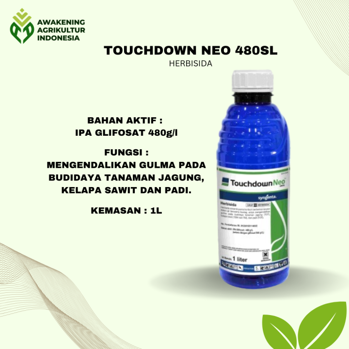 TOUCHDOWN NEO 480SL HERBISIDA 1LITER | Lazada Indonesia