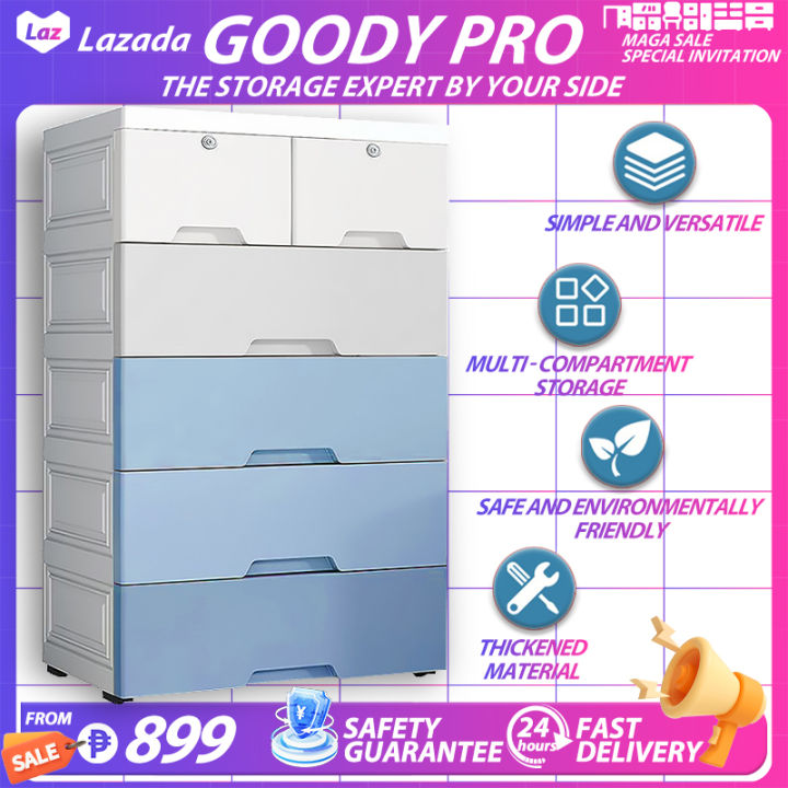 Goody Durabox Drawer Cabinet With Lock With Wheels Thickened Drawer ...
