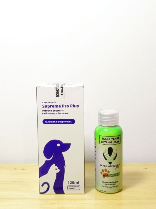 [G&G AGRIVET] SUPREME PRO PLUS 120ML + BLACK ARMOUR 50ML MULTIVITAMINS ...