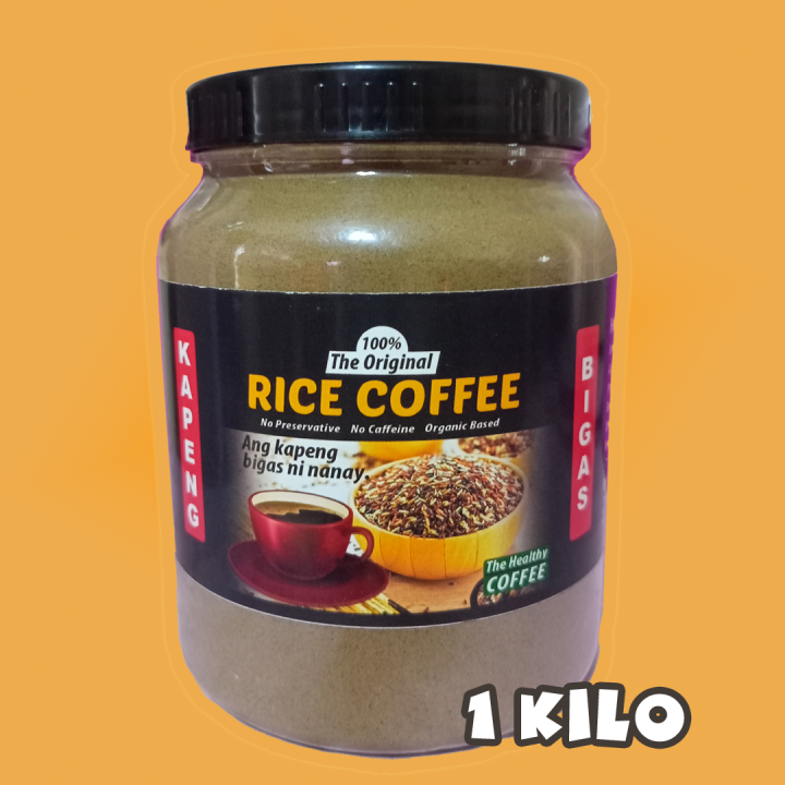 Rice brown coffee 1kg free sugar and creamer | Lazada PH