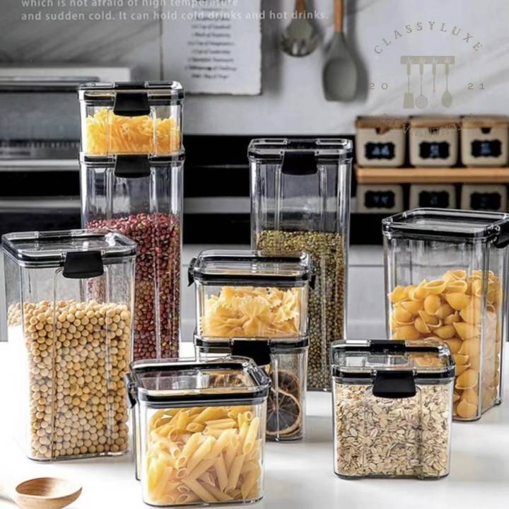 S9 Japan Kitchen Food Storage Containers Canister Jar Organizer Eco ...