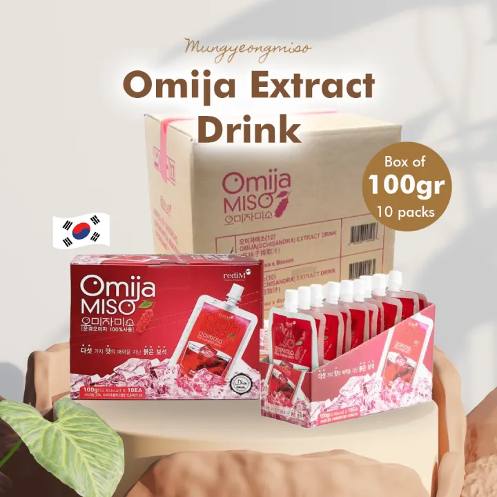 MGMISO Omija Extract Drink (100mlx10 packs) | Mungyeongmiso Healthy Drink Juice | Lazada Singapore